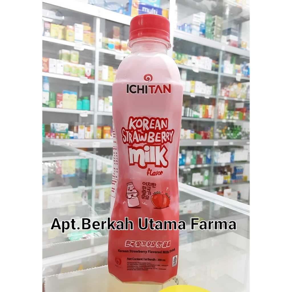 Jual Ichitan Korean Strawberry Milk 300 ML | Shopee Indonesia