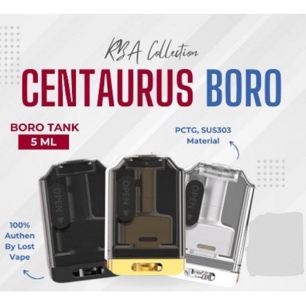 Jual NEW EDITION CENTAURUS BORO TANK 5ML RBA SPECIAL EDITION CENTA BORO ...