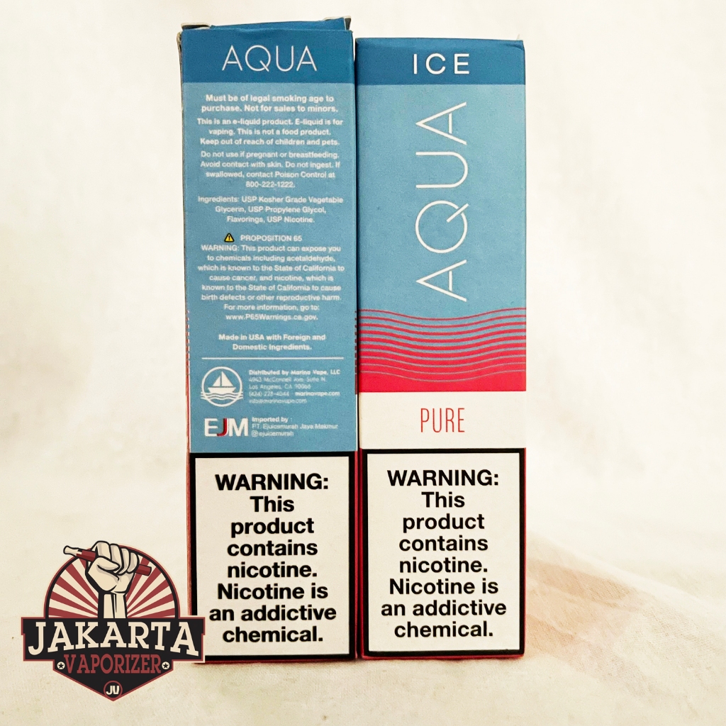 Jual AQUA PURE ICE 60ML 3MG 6MG BY EJM EJUICE MURAH | Shopee Indonesia