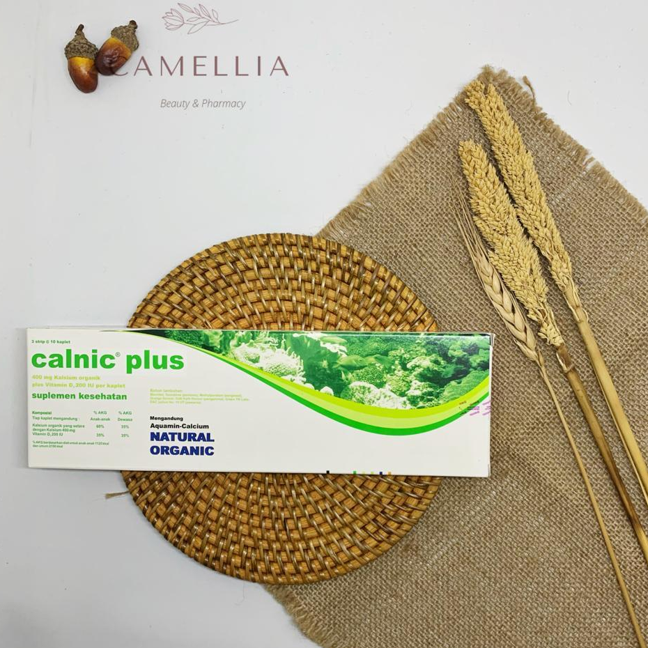 Jual Calnic Plus Box 30 Caplet Calcium Plus Vitamin D Natural Organic ...