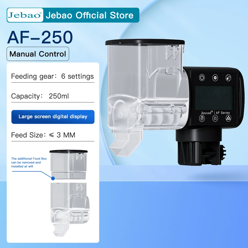 Jual Jecod Intelligent Automatic Fish Tank Feeder Digital Display AF-250 | Shopee Indonesia