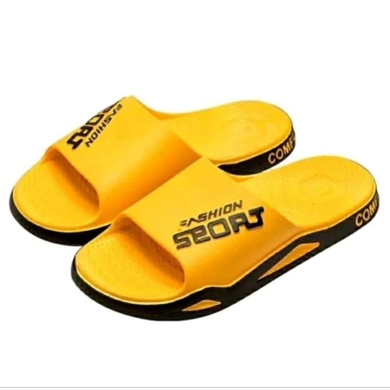 Jual Sandal Slip-On Pria Terbaru Sendal Selop Cowok Nyaman Kekinian ...