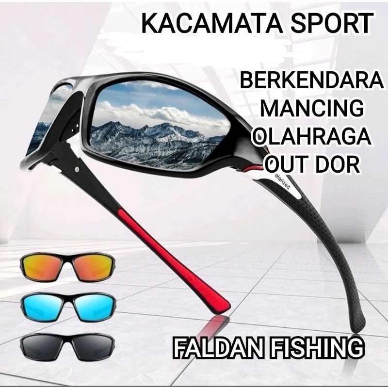 Jual KACAMATA SPORT POLARIZED Untuk Mancing, Bersepeda & Aktifitas Outdoor, Free Kartu Polaris ...