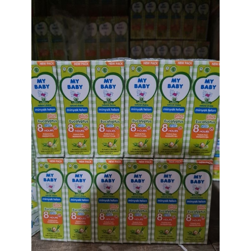 Jual (1lusin) MY BABY MINYAK TELON PLUS 30 ML 8JAM | Shopee Indonesia