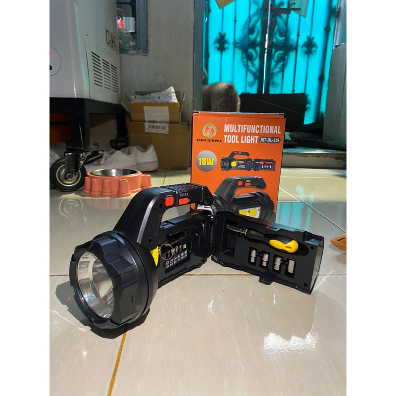 Jual SENTER LED SUPER TERANG Senter isi obeng perkakas JUMBO ...