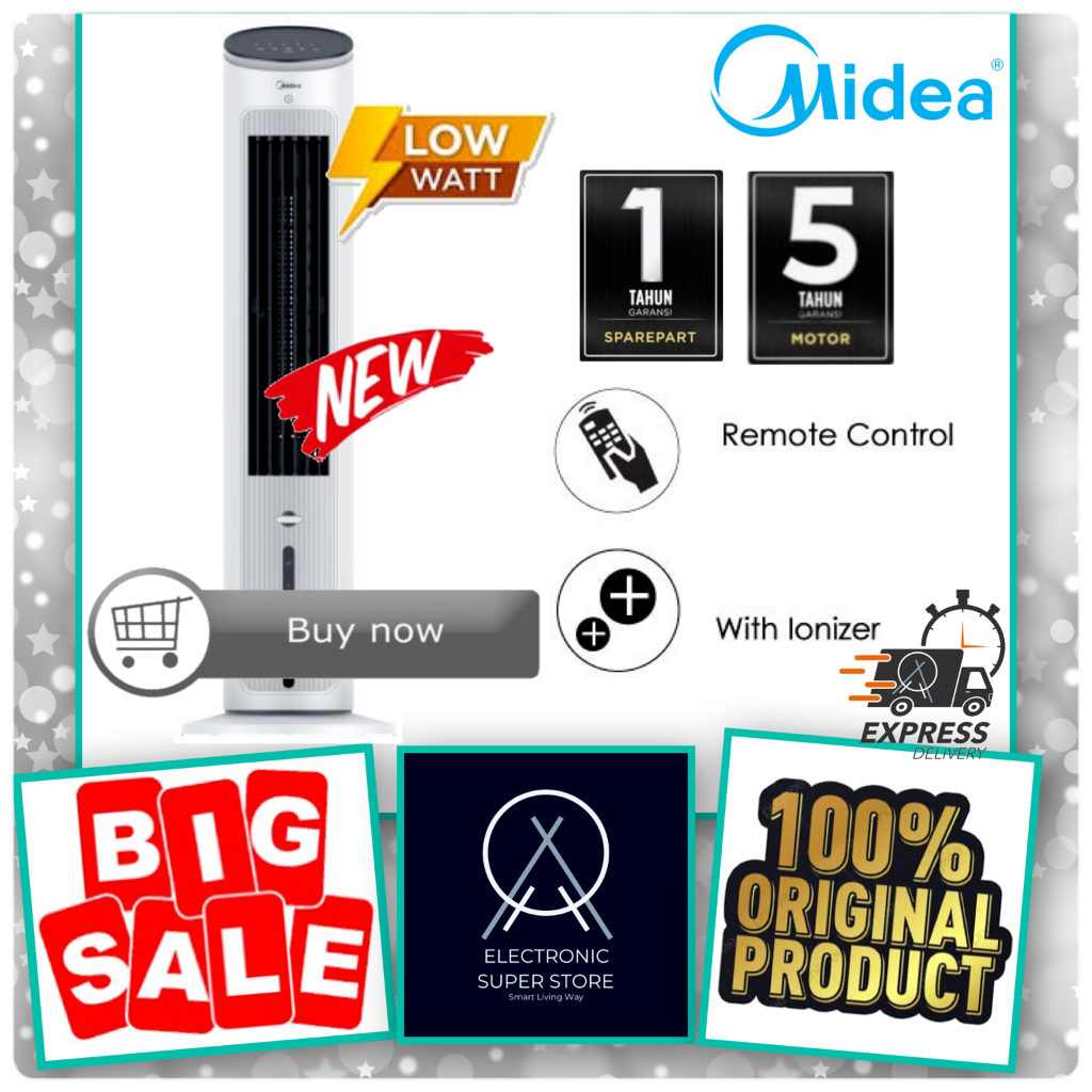 Jual AIR COOLER MIDEA MAC 400R0APW MAC400R0APW 3in1 EVAPORATIVE COOLER ...
