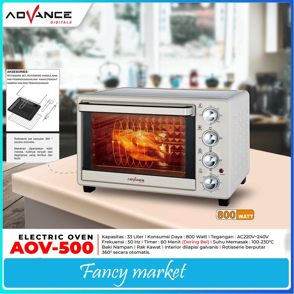 Jual OVEN LISTRIK PREMIUM ADVANCE AOV 500 ADVANCE AOV 300 Kapasitas ...