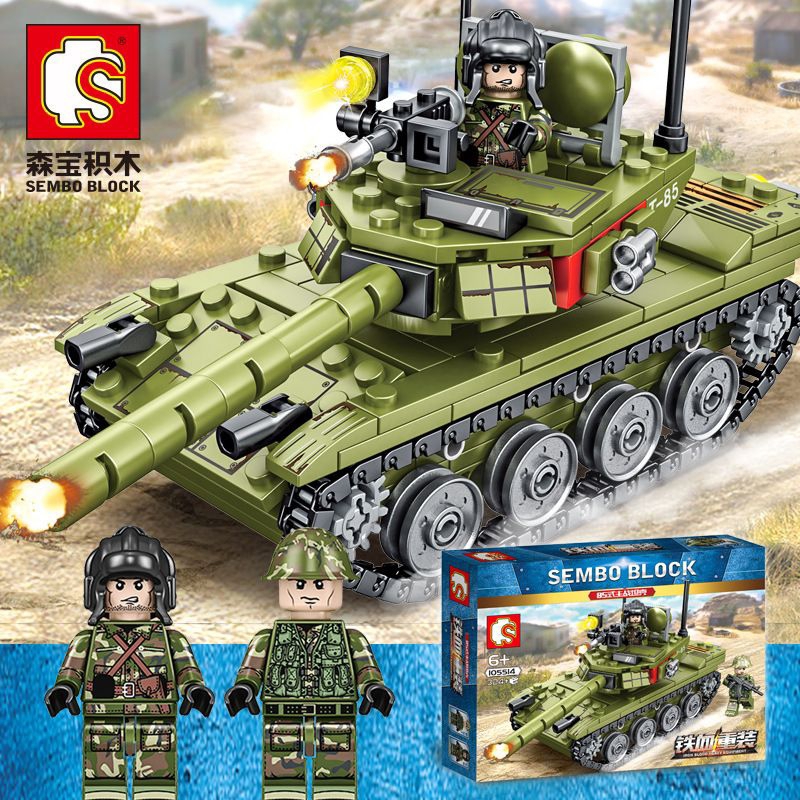 Jual SEMBO Block 105514 T-85 Main Battle Tank - Blok Susun Tank ...