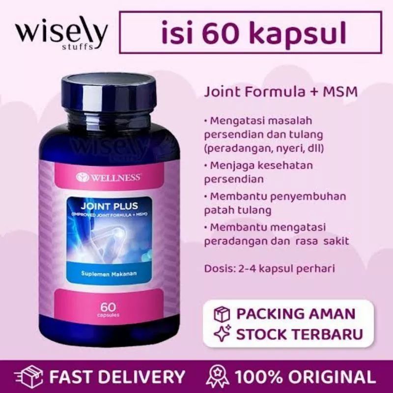 Jual WELLNESS JOINT PLUS ORIGINAL 100% HERBAL | Shopee Indonesia