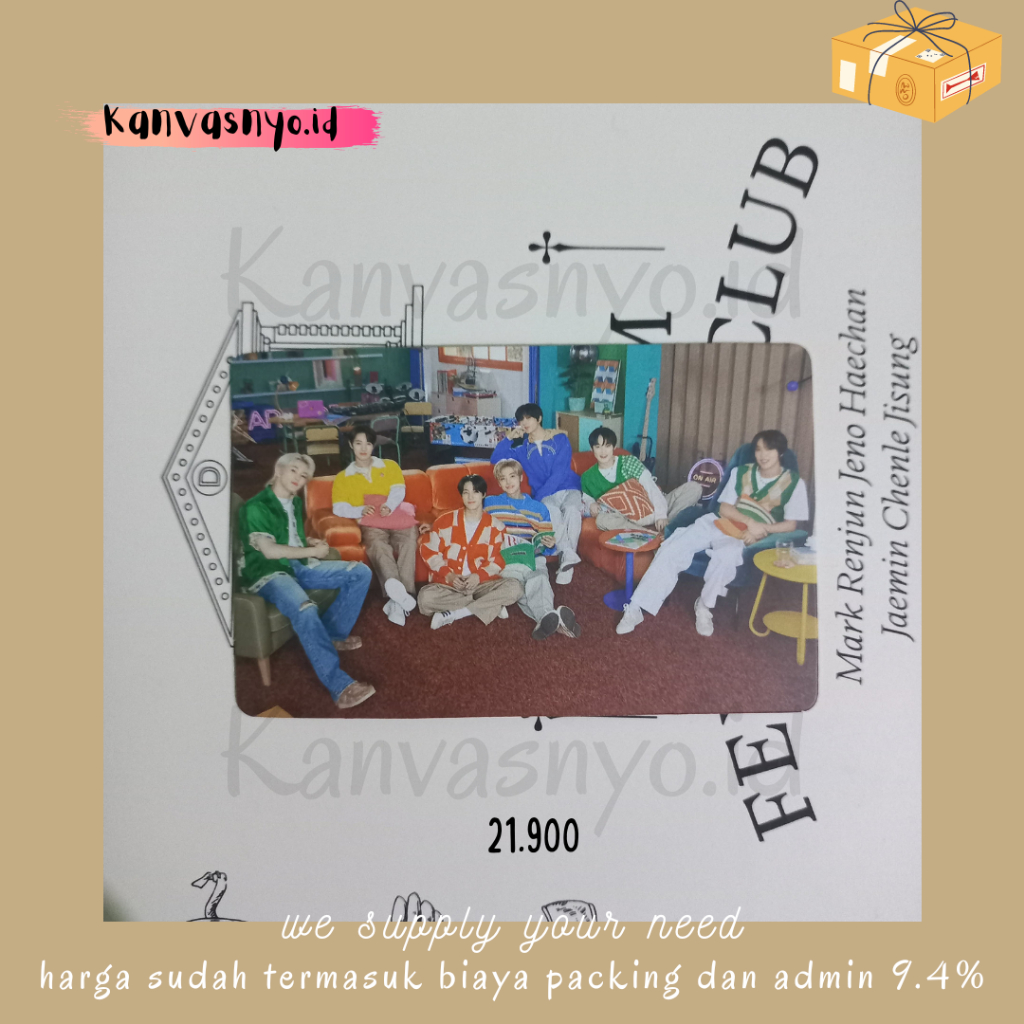 Jual Photocard NCT Dream x Tos Tos Chiki, Mark, Renjun, Chenle PC ...