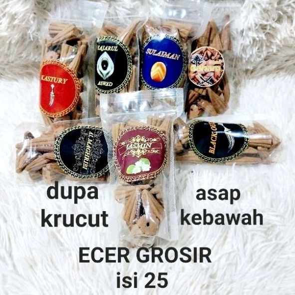 Jual GROSIR dupa bukhur kerucut krucut isi 25pc ASAP BAWAH dan ATAS ...