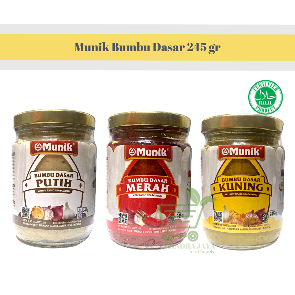 Jual Munik Bumbu Dasar Merah Putih Kuning 245 gr | Shopee Indonesia