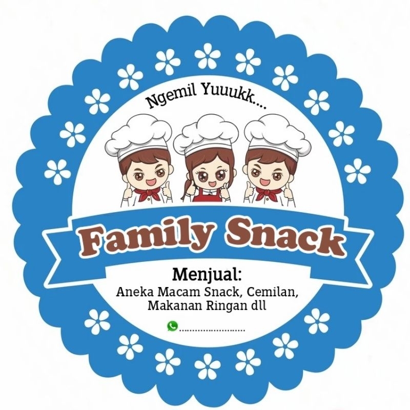 Jual STIKER PRODUK CEMILAN / KEMASAN MAKANAN RINGAN (MINIMAL ORDER 100 ...