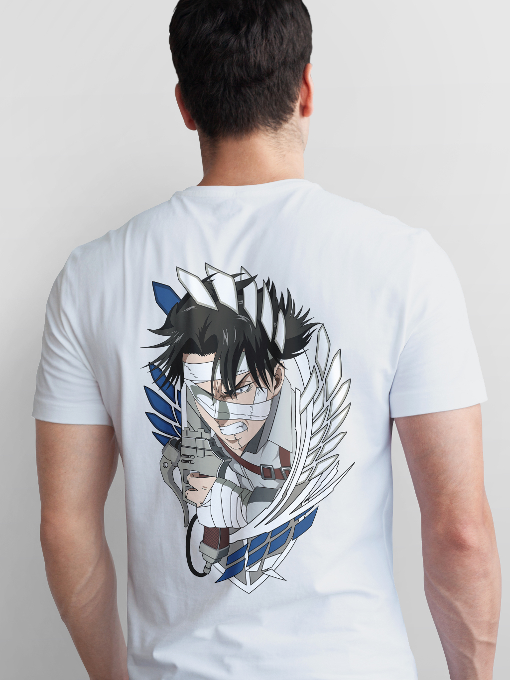Jual Kaos Premium Levi Ackerman || AOT || Attack on Titan || A3 || Distro Murah dan Katun 100% ...