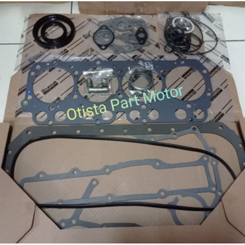 Jual packing paking set gasket fullset dyna hino dutro ht130 ht 130 W04D original toyota japan ...