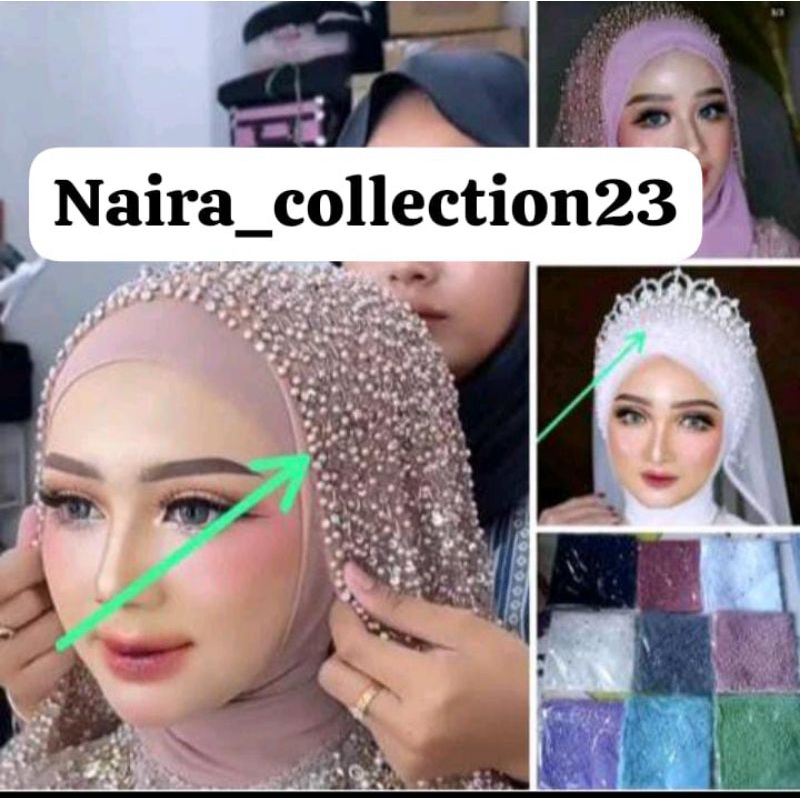 Jual slayer mutiara tabur / slayer pengantin / slayer wedding | Shopee ...