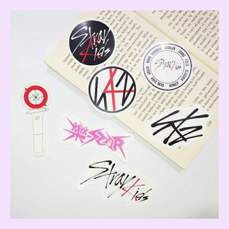 Jual [SKZ] STICKER TRANSPARAN LOGO STRAYKIDS BISA UNTUK FREEBIES ...