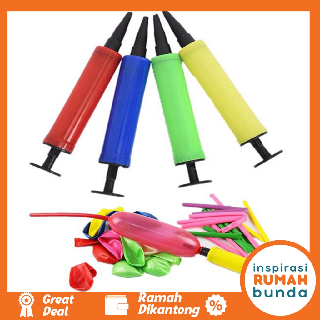 Jual Pompa Balon / Pompa Baloon Manual / Alat Pompa Balon / Alat Tiup ...