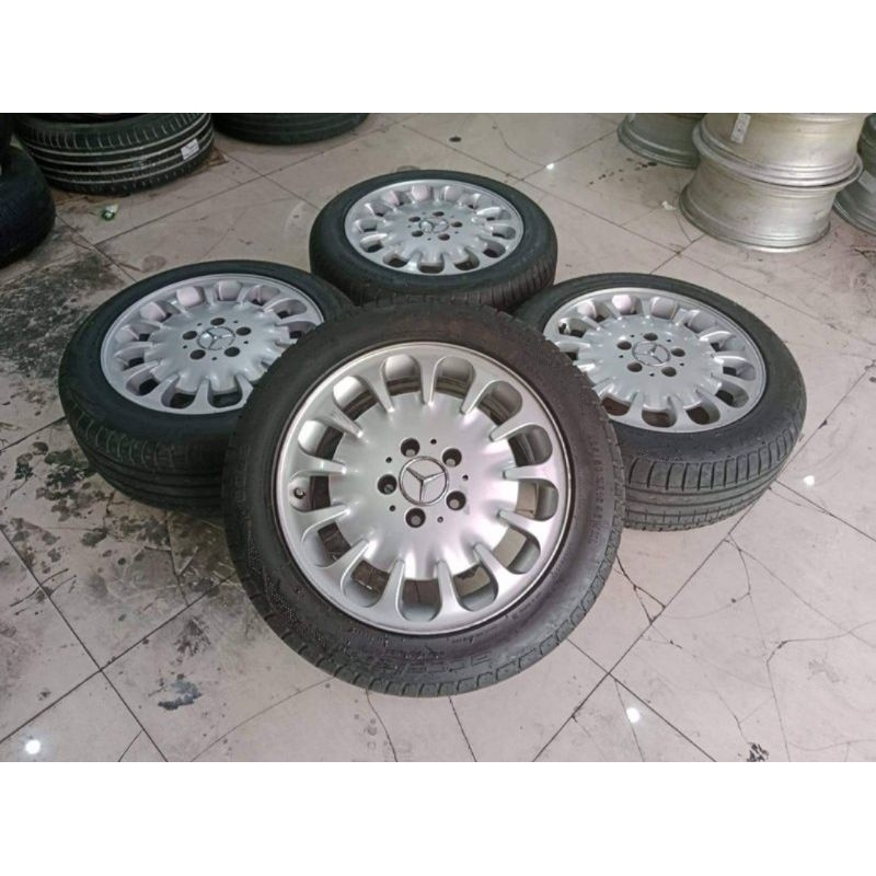 Jual velg original copotan mercy kuku macan r16 + Ban 225 50 PHI prodi ...