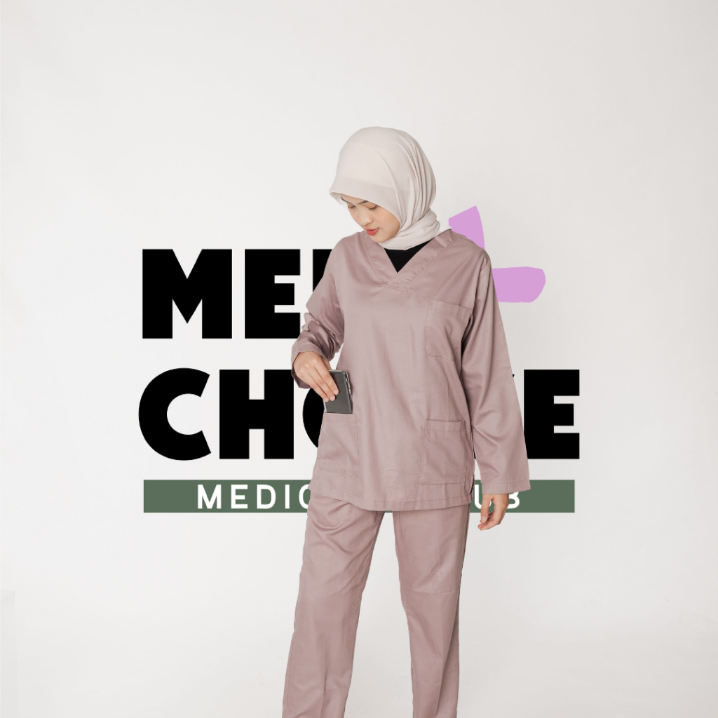 Jual Medchoice Doctor Scrub Essential Collection Lengan Panjang /Dokter ...