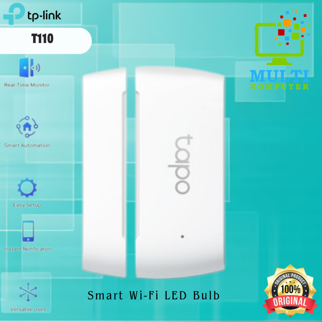 Jual Smart Contact Sensor Tp-Link Tapo T110 Smart Wi-Fi LED Bulb - T ...