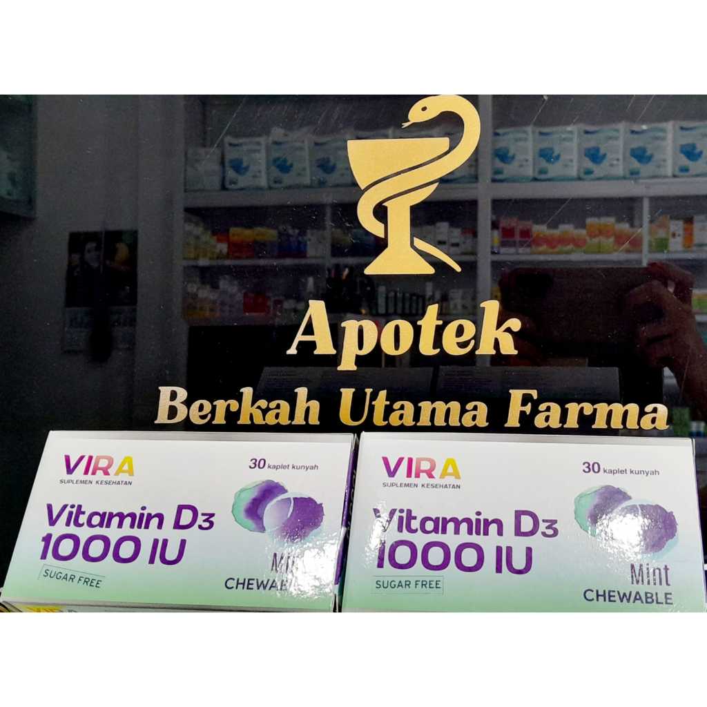 Jual Vira Vitamin D3 1000 Strip Isi 6 Tablet | Shopee Indonesia