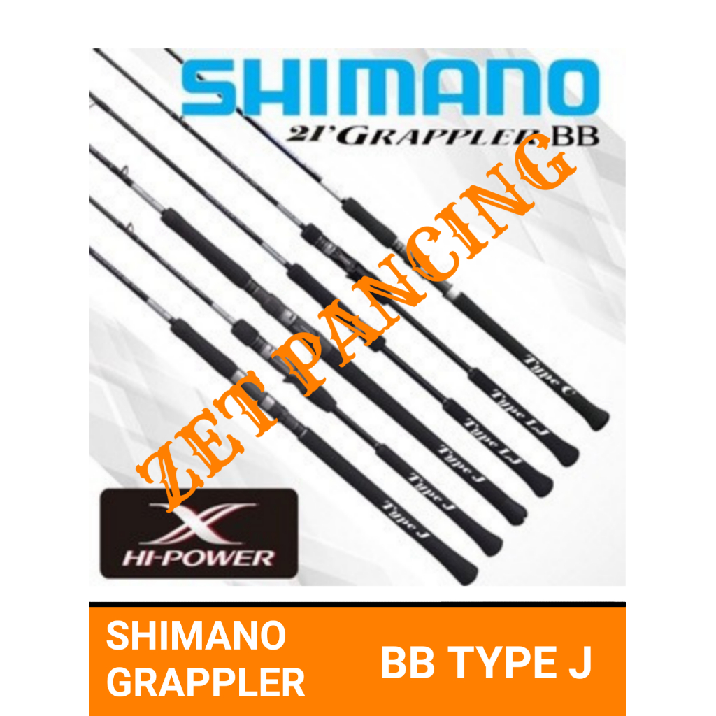 Jual SHIMANO 21 GRAPPLER BB TYPE J joran overhead spinning rod jigging NEW | Shopee Indonesia
