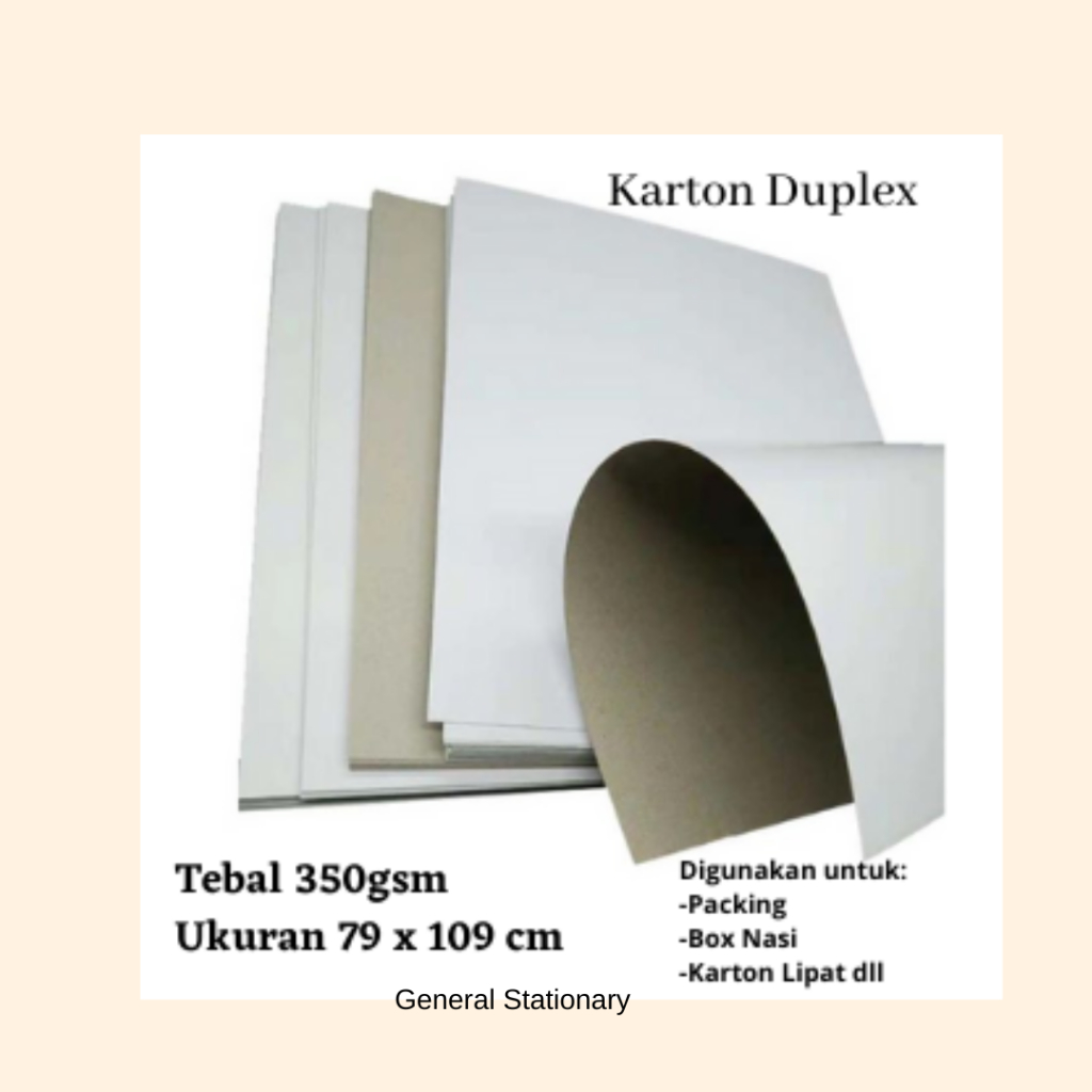 Jual Kertas Karton Duplex | Shopee Indonesia