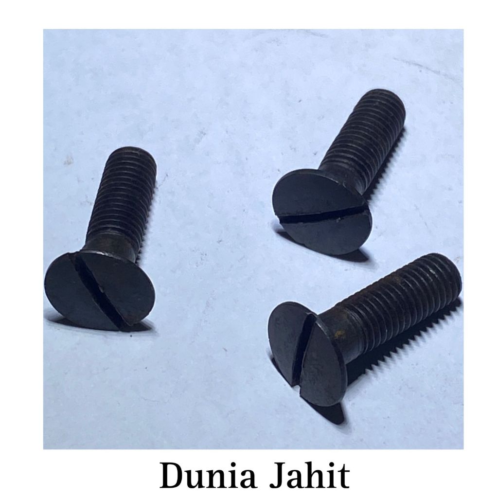 Jual 1437 Baut Tutup Plat Besi Atas Mesin Jahit Obras Tradisional ...