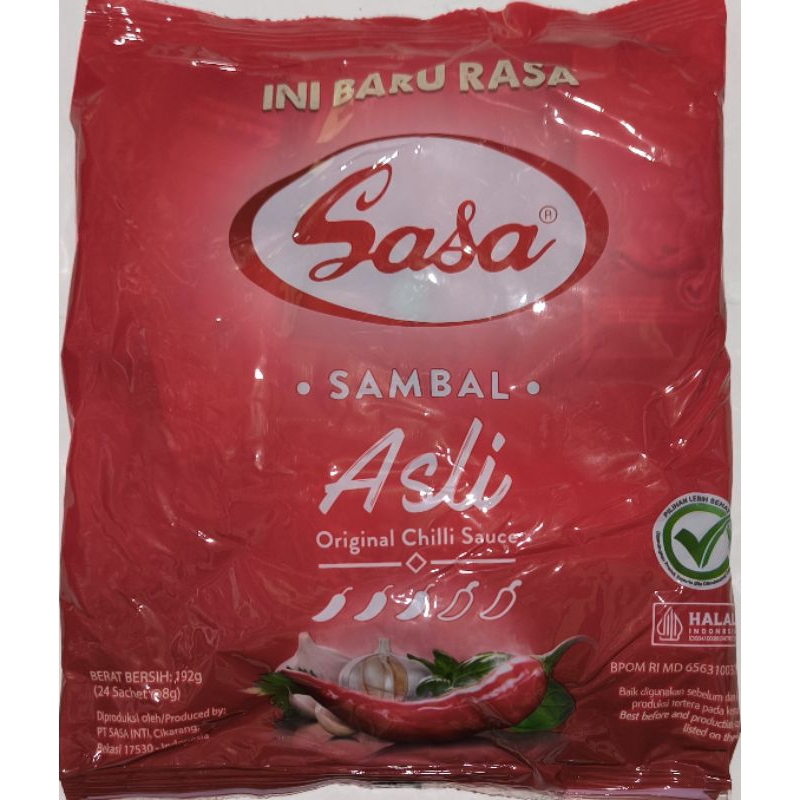Jual saos Sasa sambal sachet isi 24 pcs | Shopee Indonesia