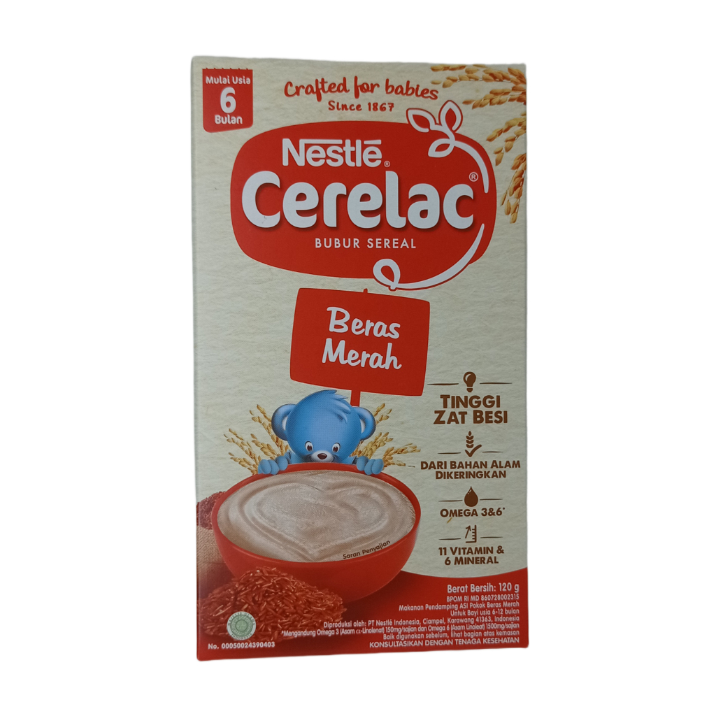 Jual Nestle Cerelac 6+ Beras Merah netto 200 gr | Shopee Indonesia