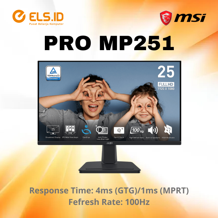 Jual MSI PRO MP251 Monitor LED 25" | Shopee Indonesia