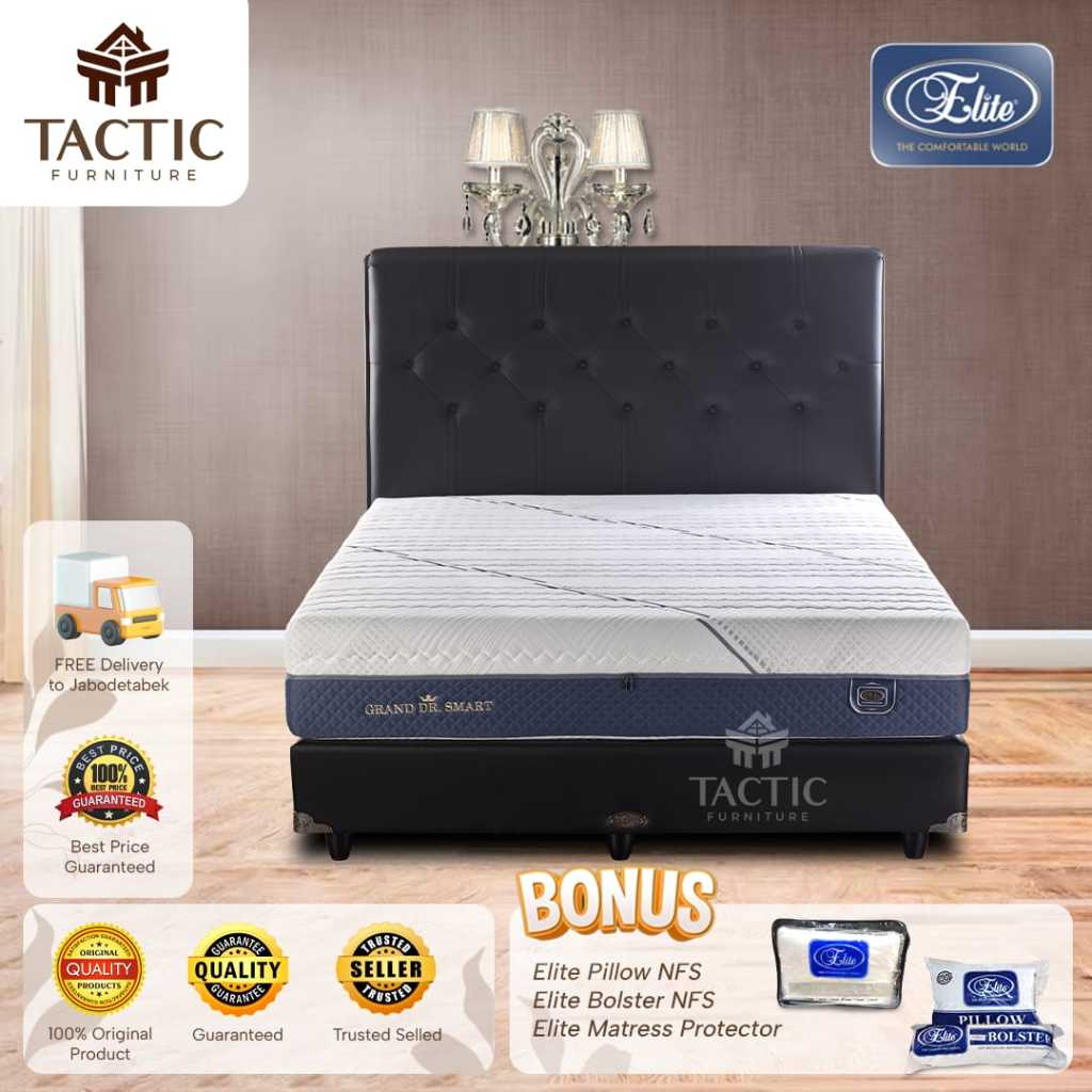 Jual ELITE SPRING BED GRAND DR SMART | FULL SET | 100% ORIGINAL ...