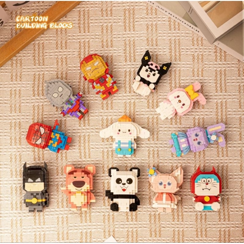 Jual Nano Block Mainan Balok Building Block Nano Blok Nano Bricks Balok Susun Mainan Edukasi 3D ...