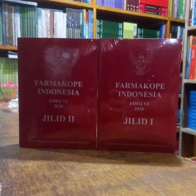 Jual buku farmakope Indonesia edisi 6 VI 2020 jilid 1&2 | Shopee Indonesia