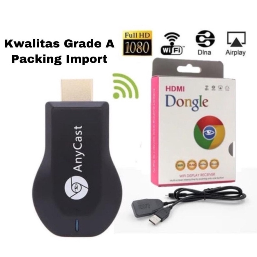 Jual Mall Anycast WiFi HDMI Dongle Miracast / Dongle | Shopee Indonesia