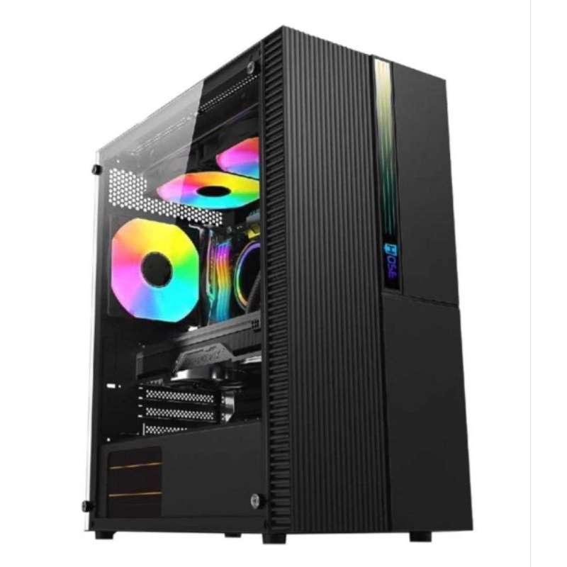 Jual Casing Hose Lexa Gaming ARTEX BLACK ATX , mATX + 3 FAN RGB ...