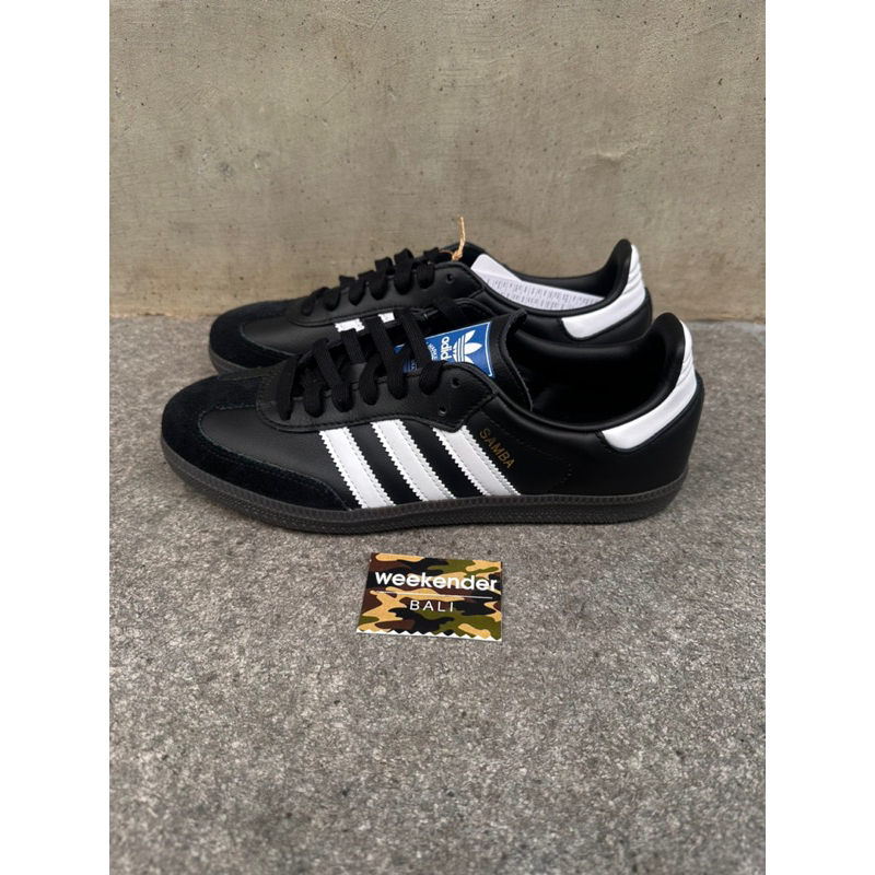 Jual ADIDAS ORIGINAL SAMBA OG BLACK (Art B75807) | Shopee Indonesia
