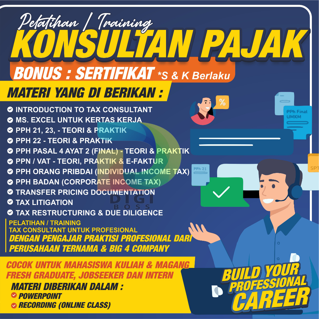Jual Pelatihan Pajak GRATIS SERTIFIKAT | Shopee Indonesia