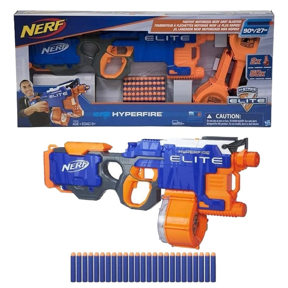 Jual Nerf N-Strike Elite Hyperfire Hasbro Original BLASTER ( C2540 ...