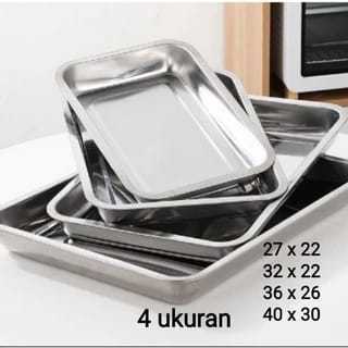 Jual Baking Tray BMW / Nampan Stainless Persegi Panjang / Nampan Baki ...