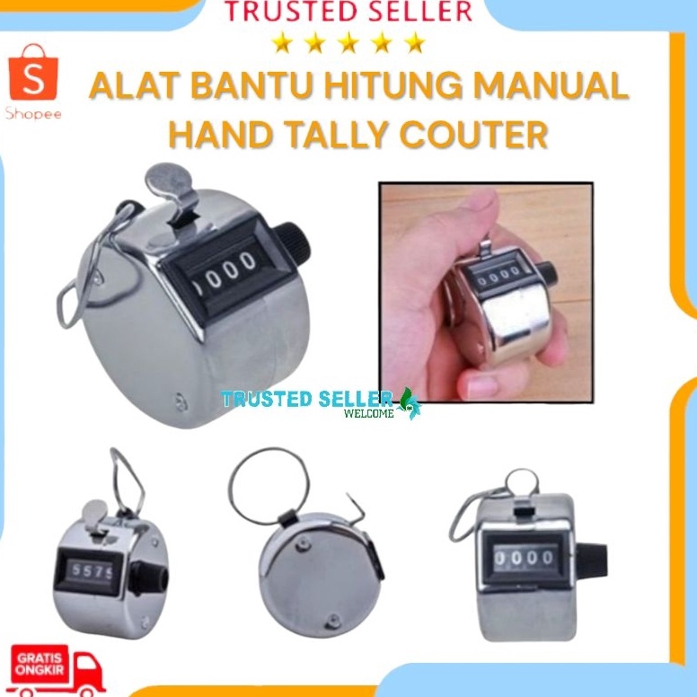 Jual Instan Alat Bantu Hitung Manual Hand Tally Finger Counter | Shopee ...