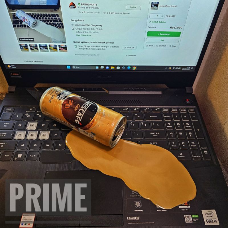 Jual Susu Kaleng Tumpah / Fake Spill Prank / Fake Props | Shopee Indonesia