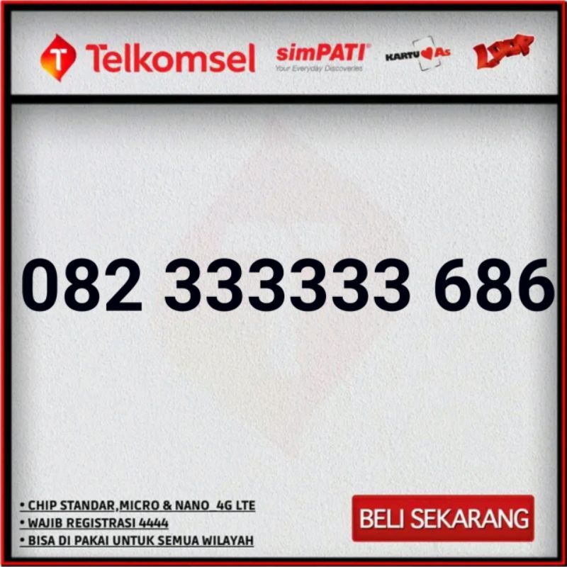 Jual Nomor cantik simpati Hexa 333333 | Shopee Indonesia Jual Nomor cantik simpati Hexa 333333 | Shopee Indonesia