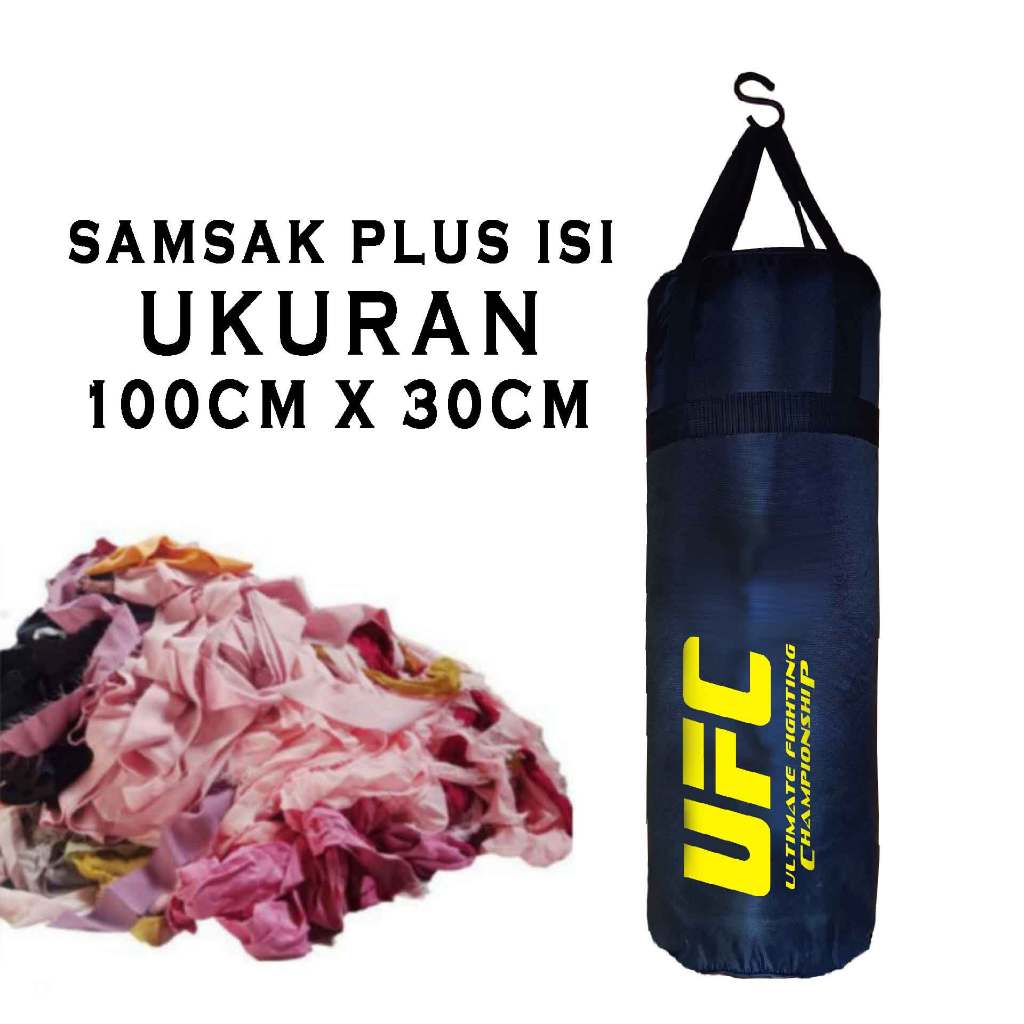 Jual Samsak Tinju Plus Isi Ukuran 1meter Diameter 30cm - Samsak Gantung ...