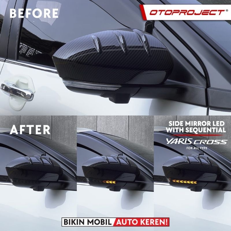 Jual Side Mirror Led Spion With Sequential Yaris Cross Otoproject ...