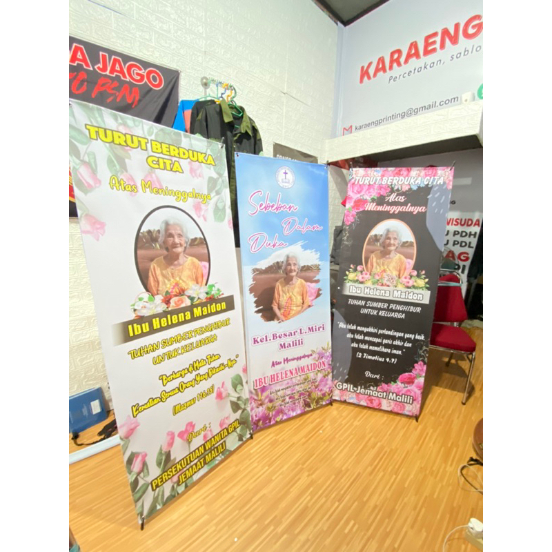 Jual BANNER PLUS STAND UNTUK WISUDA, JUALAN, DLL | Shopee Indonesia