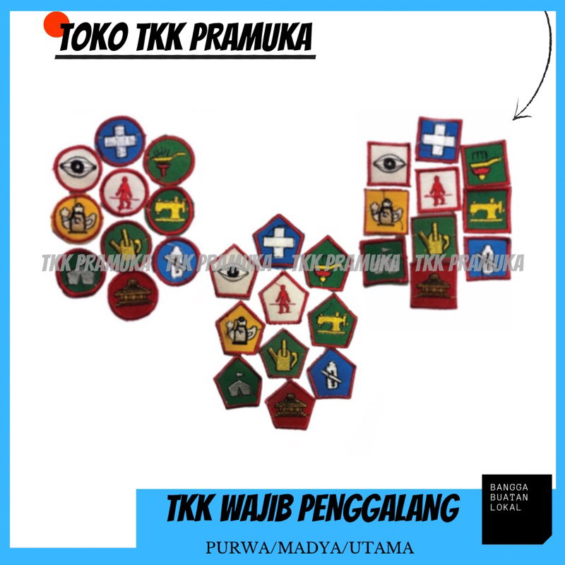Jual Tkk wajib SMP penggalang Purwa / Tkk wajib Madya / tkk wajib Utama / Bijian | Shopee Indonesia