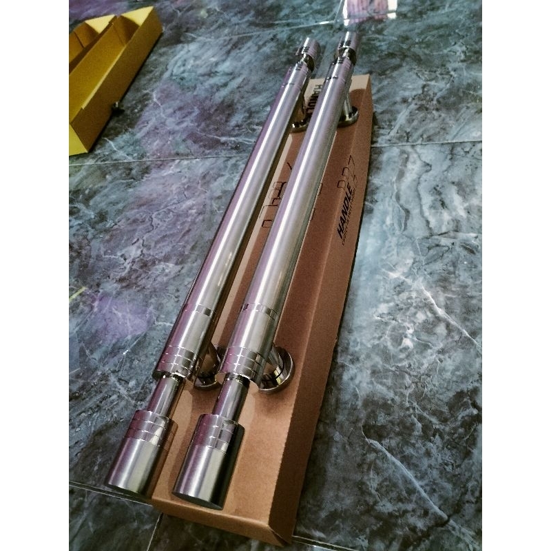 Jual handle gagang pintu stainless model barbel 60 cm | Shopee Indonesia