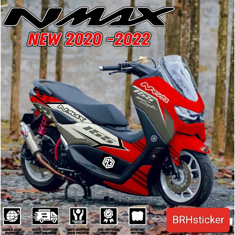 Jual sticker decal full body yamaha nmax new dekal full blok nmax new ...